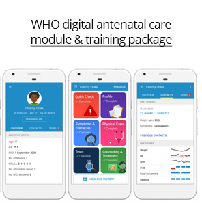 WHO digital antenatal care module & training package