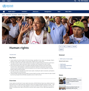 Human rights Fact sheets
